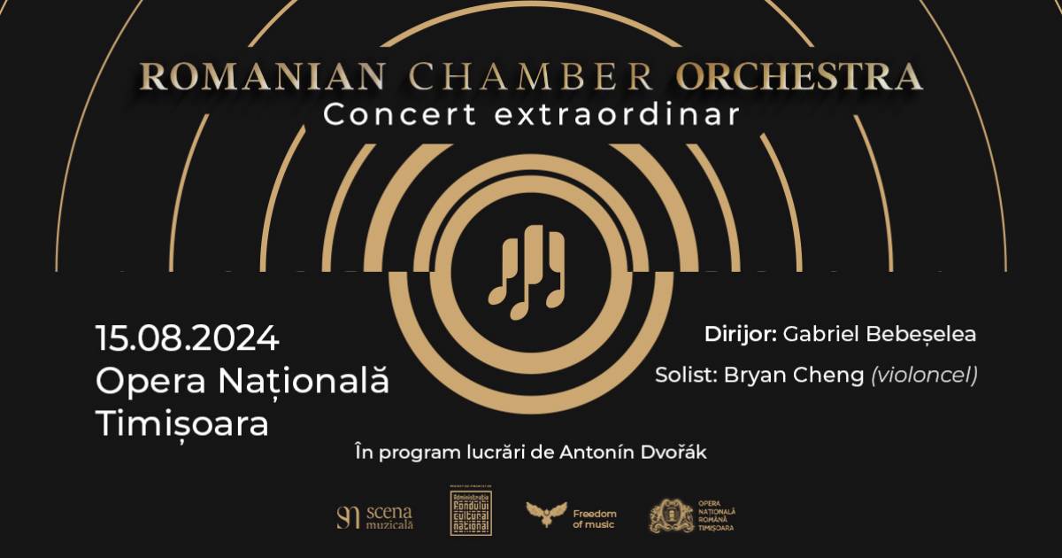 Bilete Concert extraordinar Romanian Chamber Orchestra, Opera Nationala ...