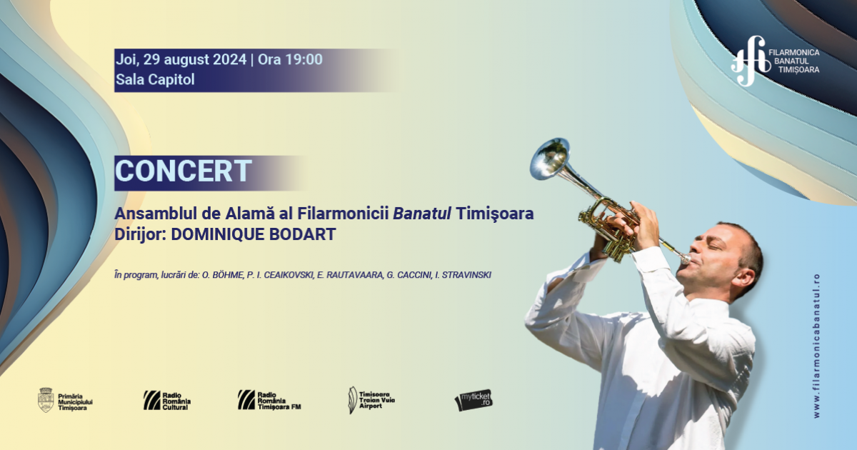Bilete Concert Ansamblul de Alama al Filarmonicii Banatul Timisoara ...
